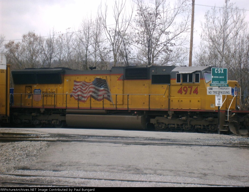 UP 4974 SD70M 11/21/2004